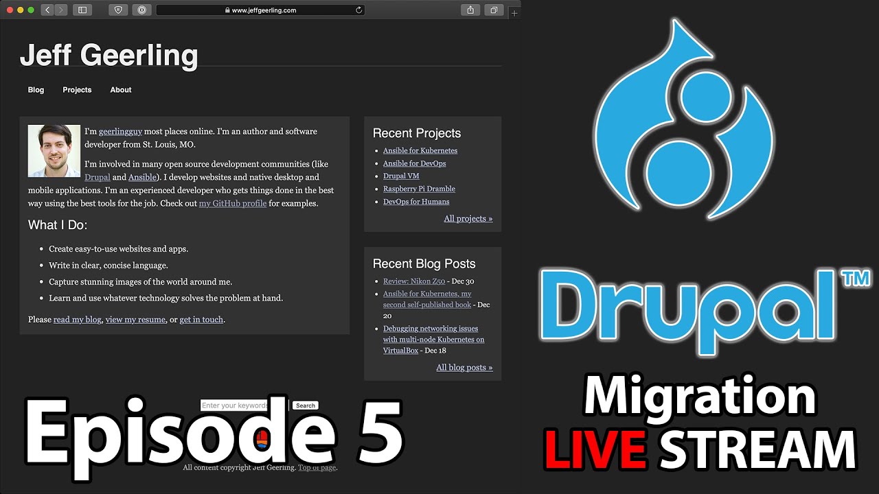 Drupal 7 to 8 LIVE Migration - Ep 5 - GitHub Actions CI and migration debugging