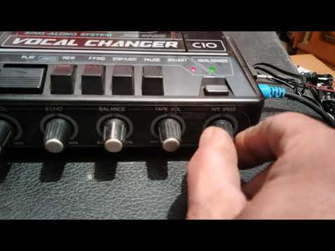 RARE Vintage SANYO vocal Changer C10 sing-along system Made | Reverb