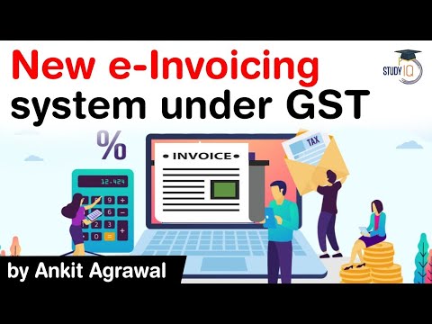 What is GST E Invoice system? Invoice Reference Number in GST explained #UPSC #IAS