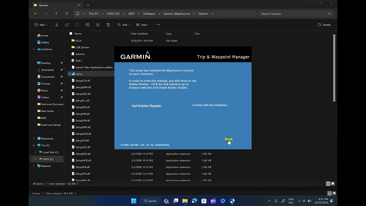 Installations Map source