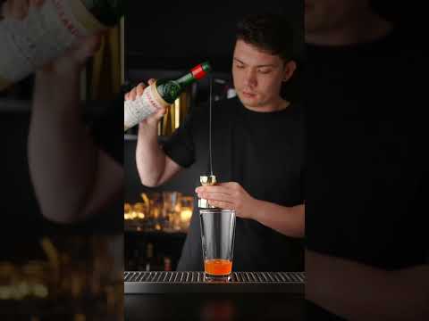 First Word: A bittersweet, refreshing & complex Last Word cocktail twist with gin, Aperol & cherry