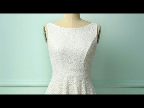 How to cut a canoe neckline/boatneckline (Straight to the point)