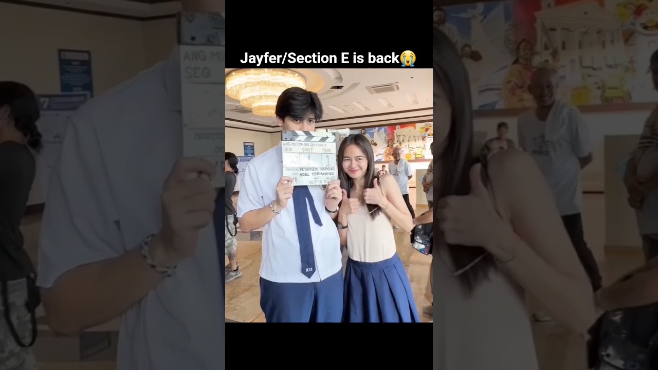 Jayfer is back with section E #andresmuhlach #ashtineolviga #ashdres #kdrama #amnse #jayfer #bts