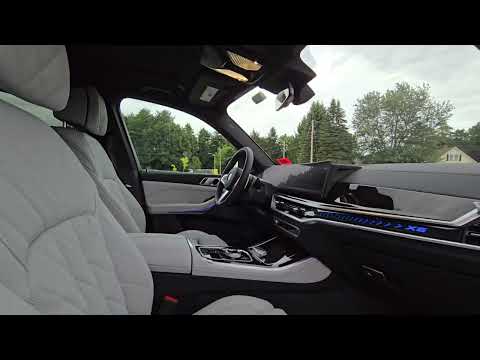 2025 BMW X5 xDrive 40i M Sport Package( Dravit Grey Metallic) with Interior Silverstone Sensafin.