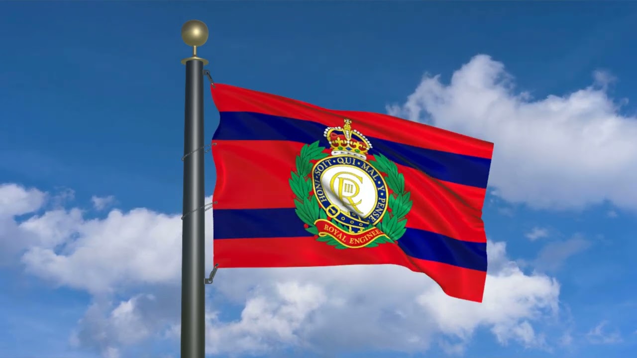 Flag of the Corps of Royal Engineers Camp
