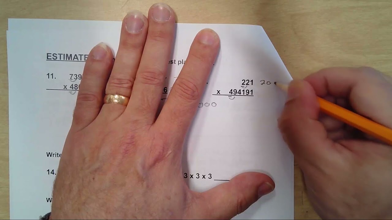 Grade 6: Chapter 2 Practice Test