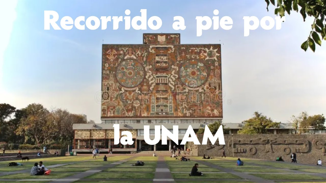 Recorrido a pie por Ciudad Universitaria UNAM México