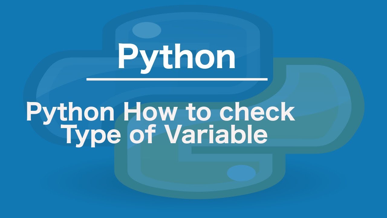 Python How to check Type of Variable