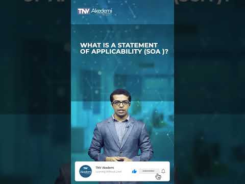 WHAT IS A STATEMENT OF APPLICABILITY (SOA)?