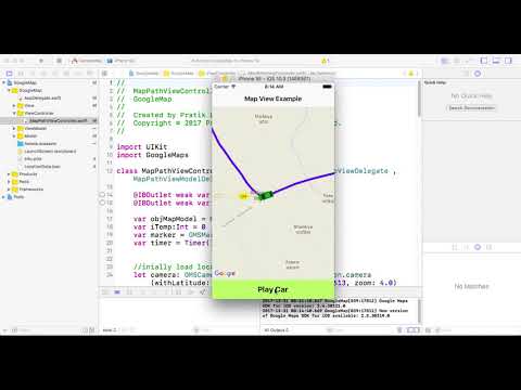Google Map Vehicle Animation