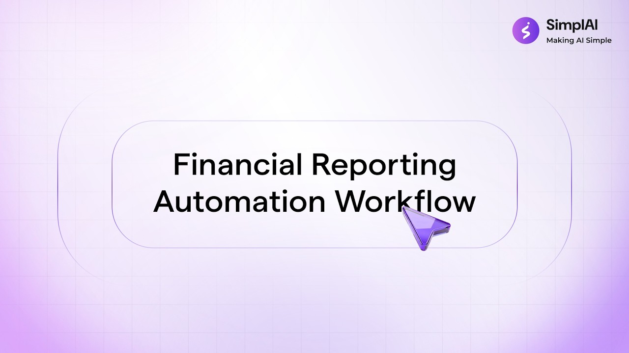 Agentic AI for Credit financial analyst | Earnings Summary Automation Workflow  Demo | Simplai