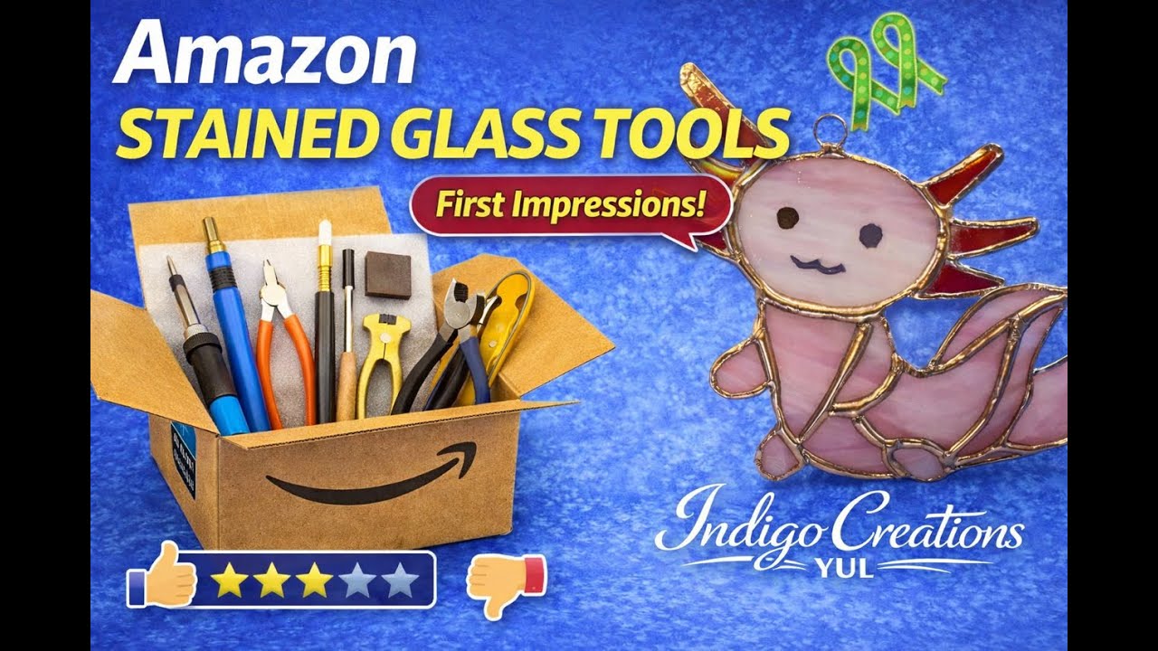 Beginner stained glass tools from Amazon: First impressions!