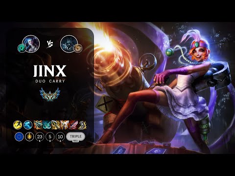 Jinx ADC vs Karthus - EUW Challenger Patch 13.7