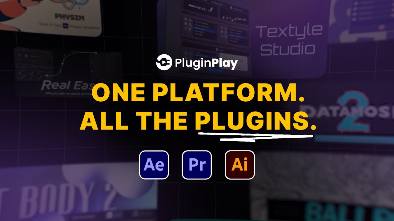 Plugin Play Marketplace - Unlimited After Effects and Premiere Pro Plugins