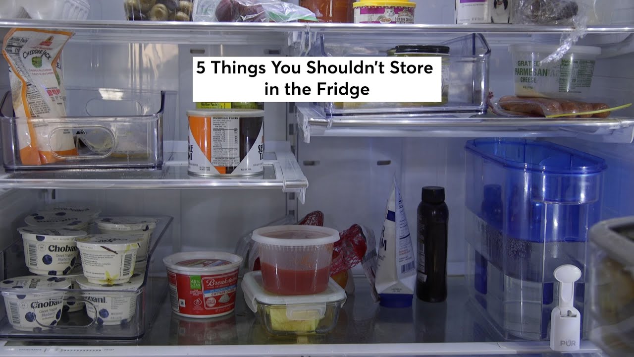 5 Things You Shouldn't Store in the Fridge | Consumer Reports