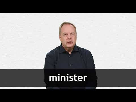 How to pronounce MINISTER in American English