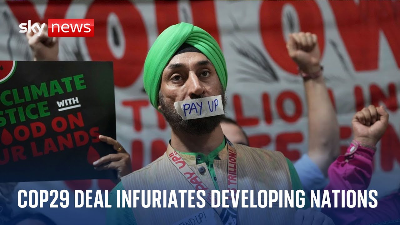 Climate cash proposal dismays developing nations - as COP29 presidency branded 'one of the worst'