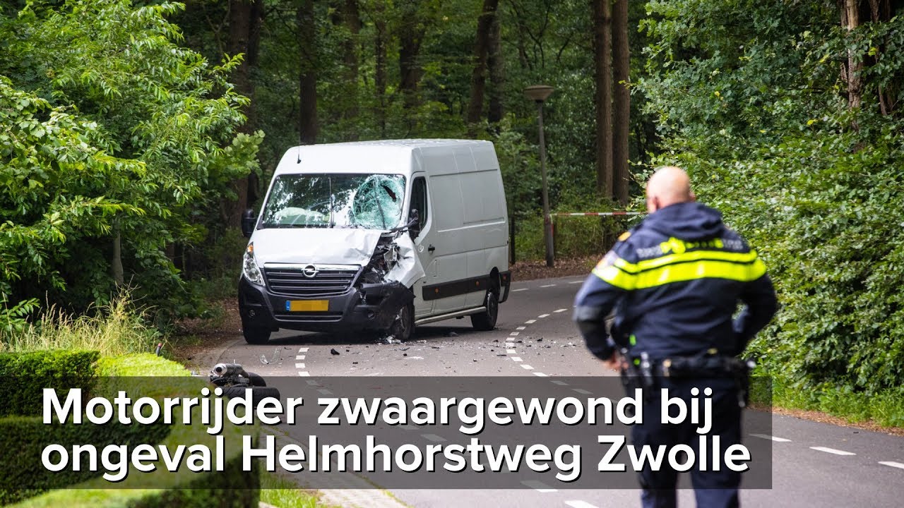 Motorrijder zwaargewond bij ernstig ongeval Helmhorstweg Zwolle - Video's - Stefan Verkerk ...
