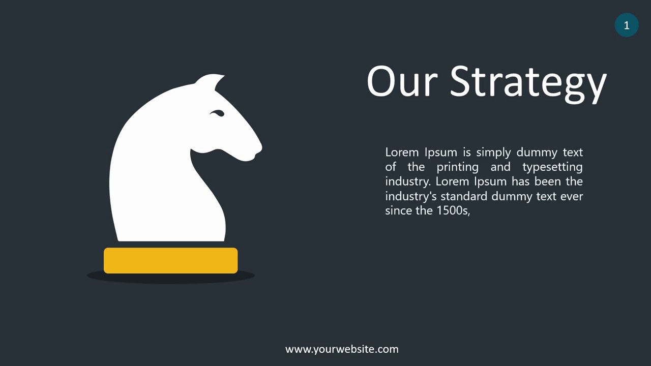 Our Strategy Infographic - Animated PowerPoint Template