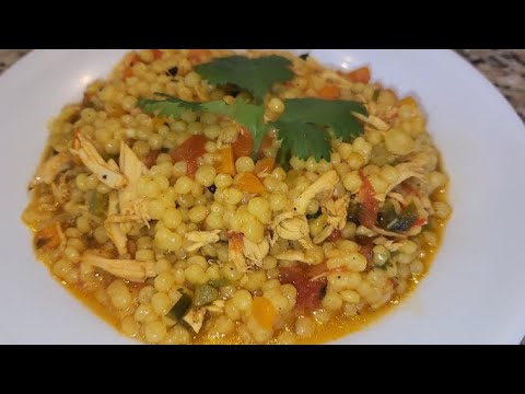 Marmahon - Couscous / Marmahon with Chicken ( Honduran and Arabic Food ) Family Recipe