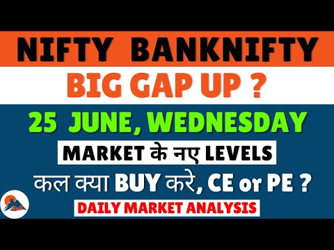 NIFTY PREDICTION FOR TOMORROW 25 JUNE 2025 | MARKET PREDICTION FOR TOMORROW