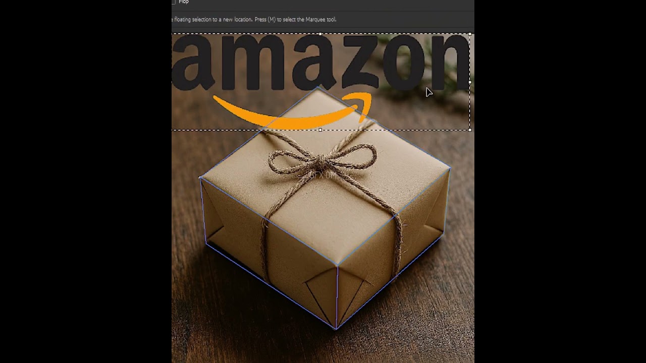 How to mockup gift box in Photoshop 2025