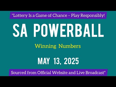 Sa Powerball Results Tuesday 13 May 2025 | Powerball Plus Result