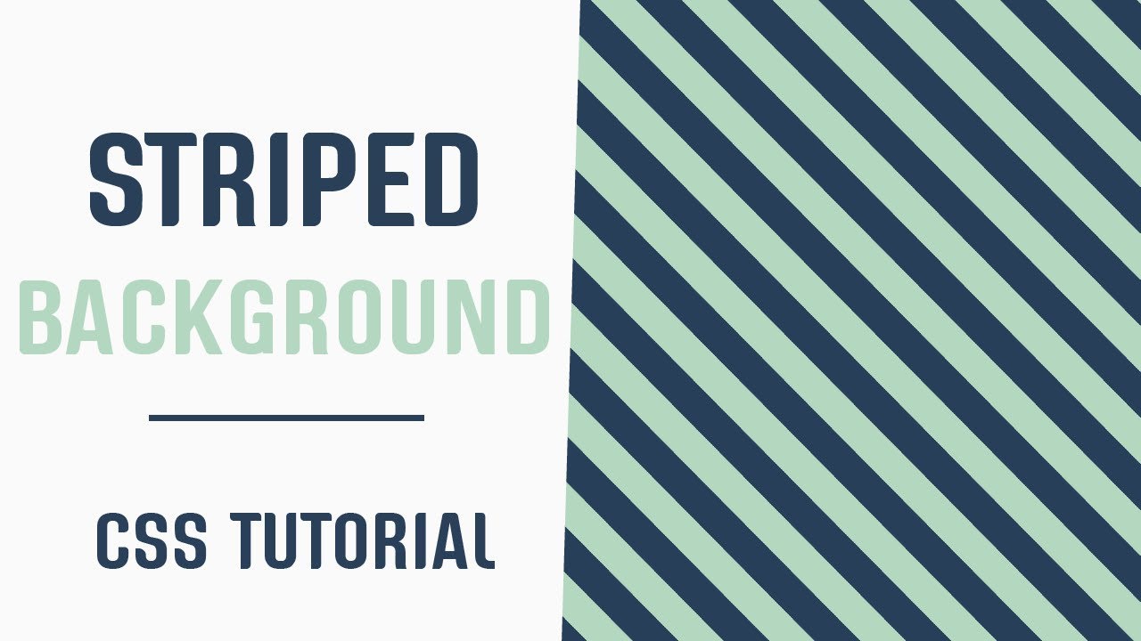 Striped Background Pattern CSS | Pure CSS Background Patterns | CSS Tutorial