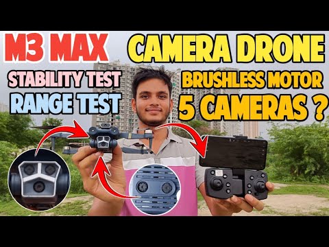 M3 Max Camera Drone Unboxing,Flying, Range, Camera Test & Review | M3 Max Best Camera Drone Under 4K