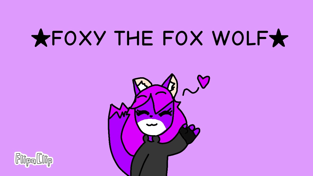 Gift for foxy the fox wolf.