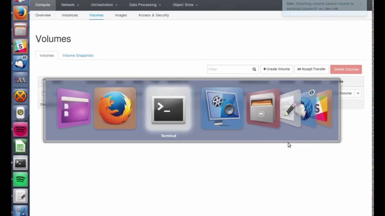 MOC OpenStack Tutorial 06 - Adding Volumes
