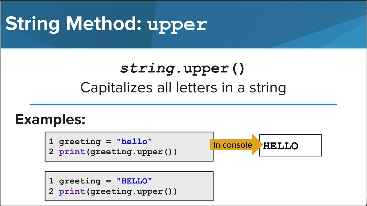 String Methods