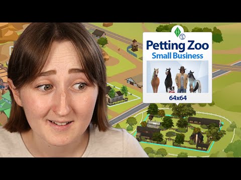 i built a PETTING ZOO in the sims