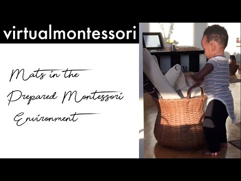How Mats are used in a Montessori Classroom