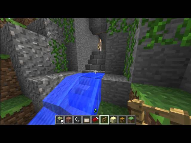Waterfall Base Door Minecraft Map