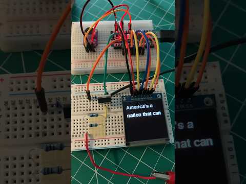 Trying To Transcribe Bidenโs Speeches ๐ #electronics #arduino #engineering
