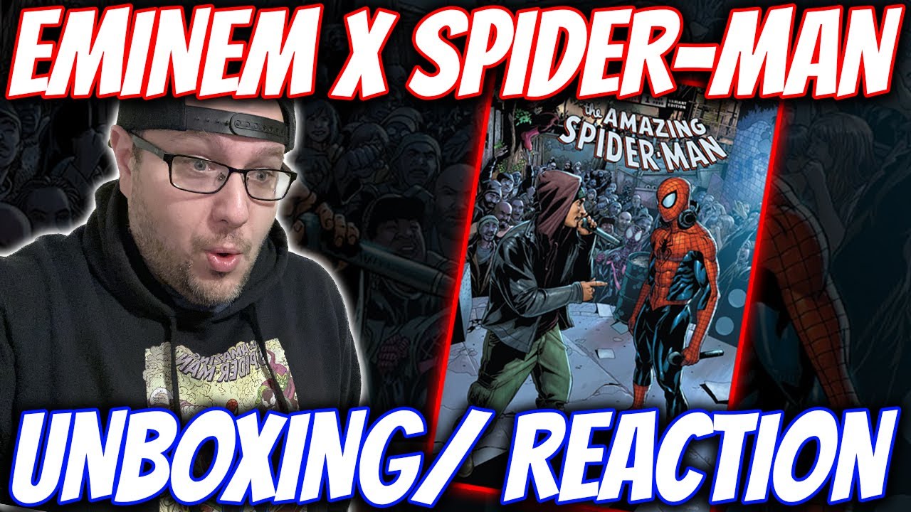 UNBOXING *LIMITED EDITION* AMAZING SPIDER-MAN #1 EMINEM VARIANT EDITION! #eminem #spiderman