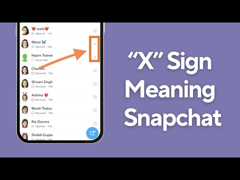 What does the X Sign Mean in Snapchat | Full Guide