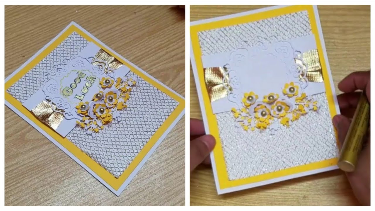 DIY Good Luck Card// Handmade Card Making Tutorial