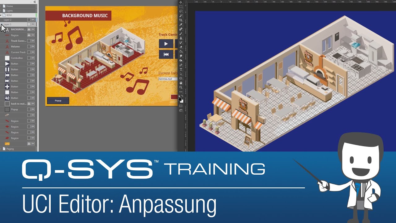Q-SYS Level One Training  |  UCI Customization (DE)