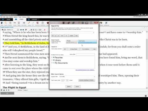 Concordance Searching (Wordsearch 11)