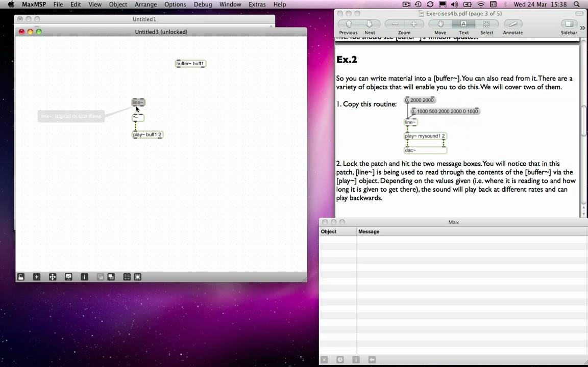 Max MSP Tutorial 04b4: Playback using [buffer~] & [play~] [3]