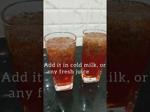 How to use sabja seeds and badam pisin |summer special | #shorts #short #viral #shortvideo #healthy