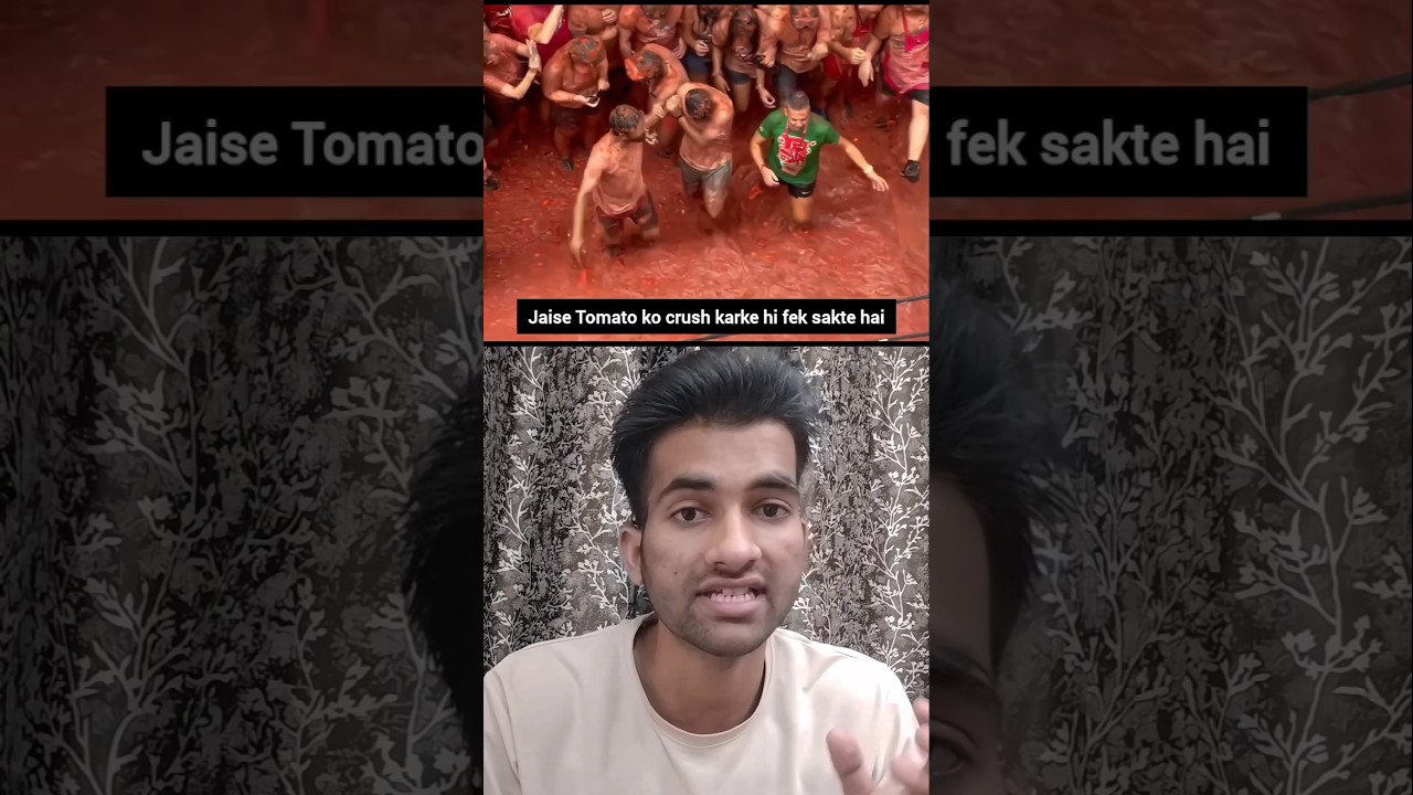 Spain Ka Tomato Festival 😳