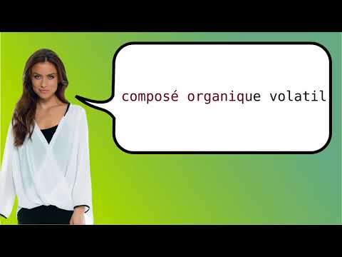 How to say 'volatile organic compound' in French?