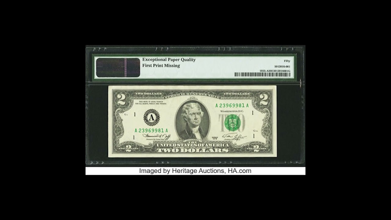 $3,600 For A $2 Bill! Fancy Serial Number!
