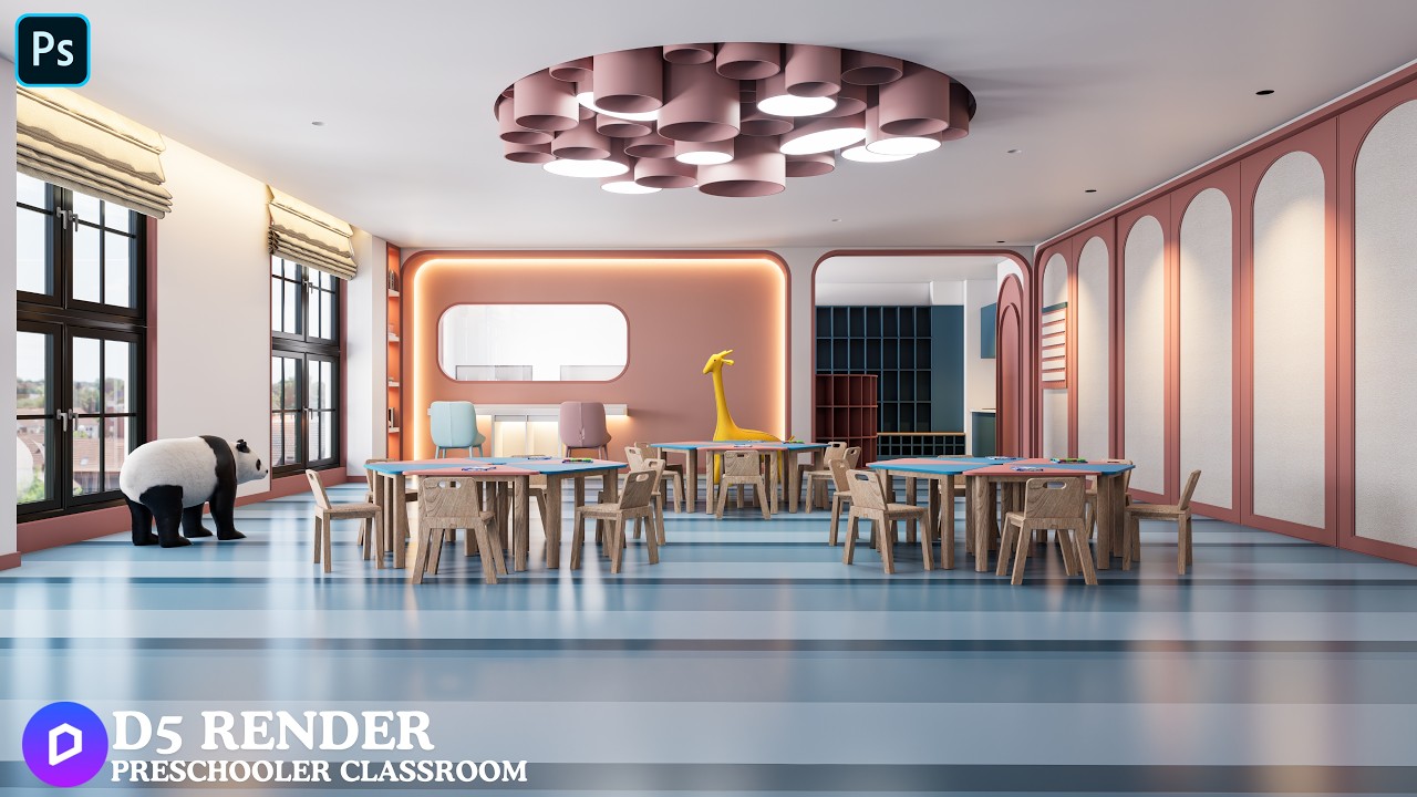 Interior Visualization in D5 Render | Realistic Lighting & Textures