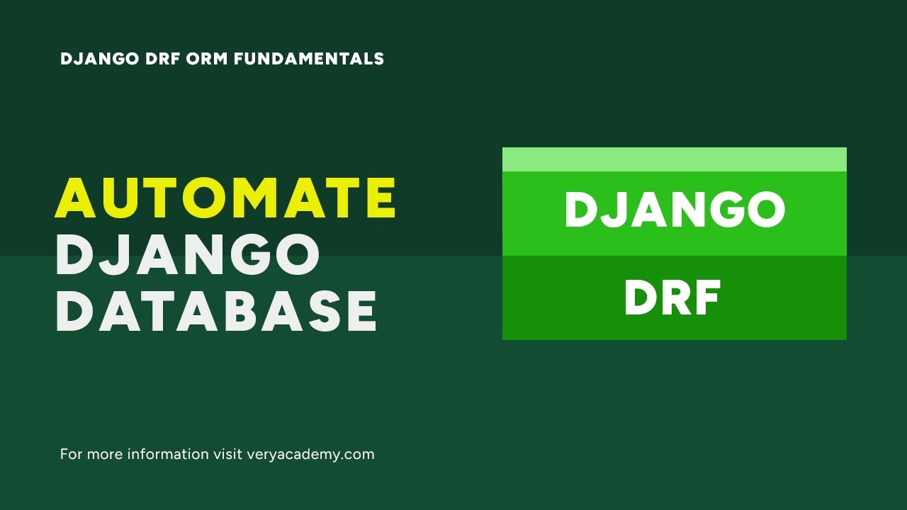 Automating Database PostgreSQL Initialisation Script | Django DRF ORM Query Fundamentals Course