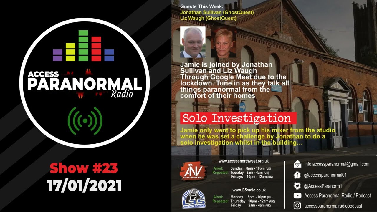 023 | Solo Ghost Hunt | In Conversation with JONATHAN SULLIVAN & LIZ WAUGH (Medium)