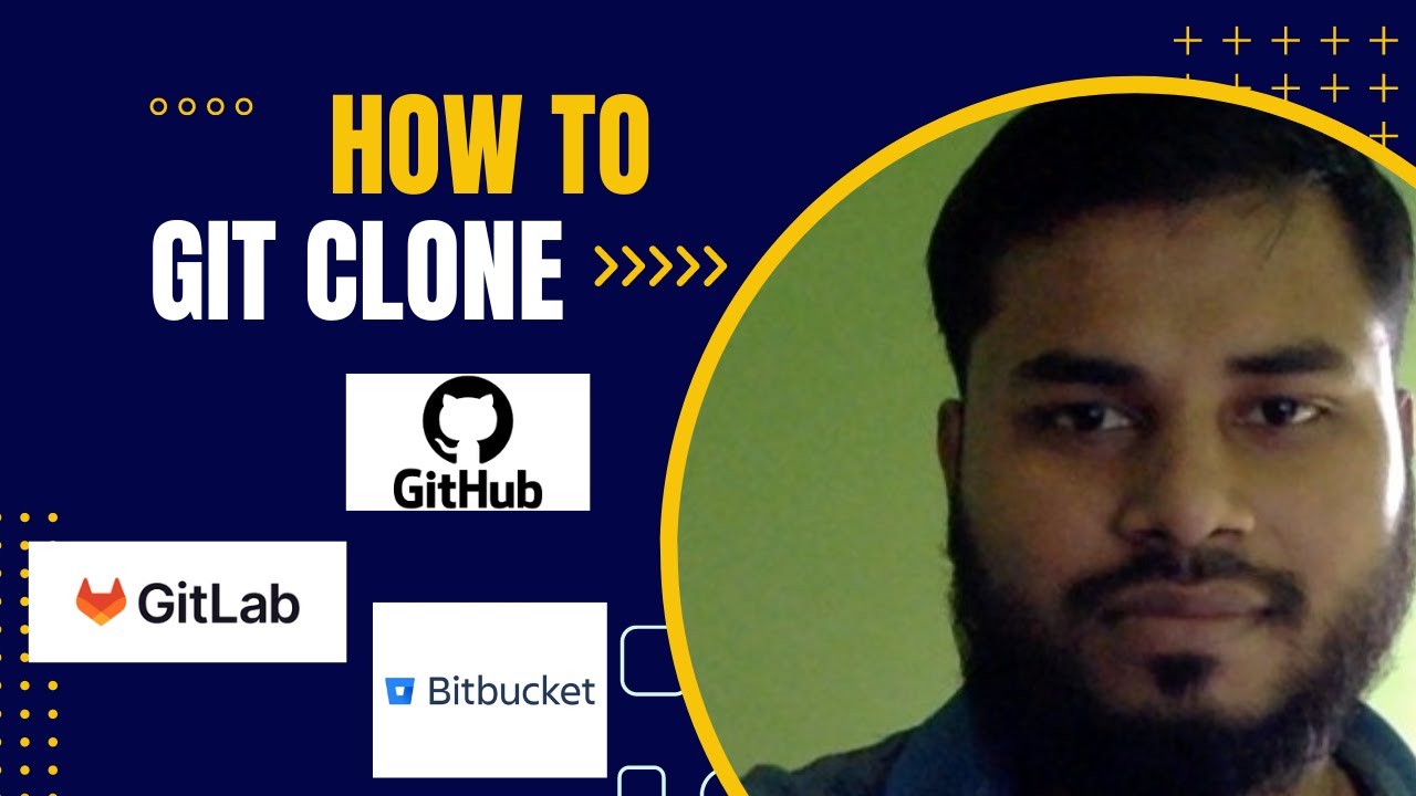 How to git clone | Basic tutorial, github, gitlab, bitbucket